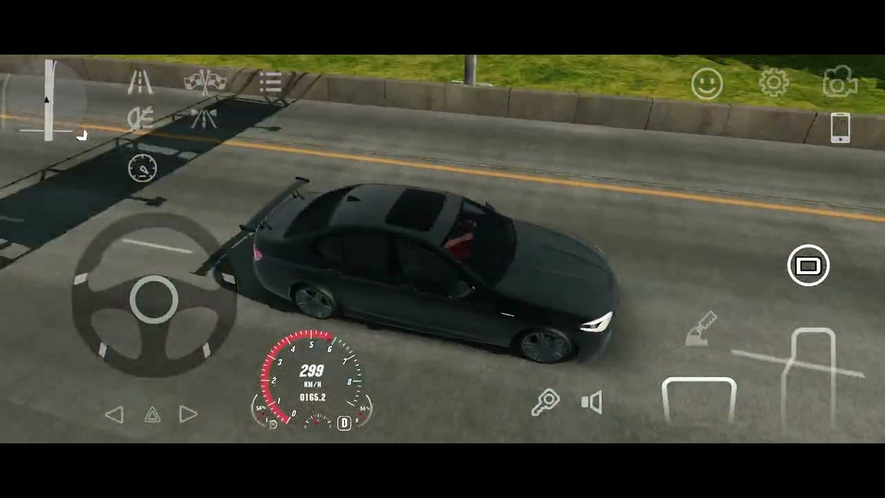 bmw m5 in car parking multiplayer game play - YouTube
