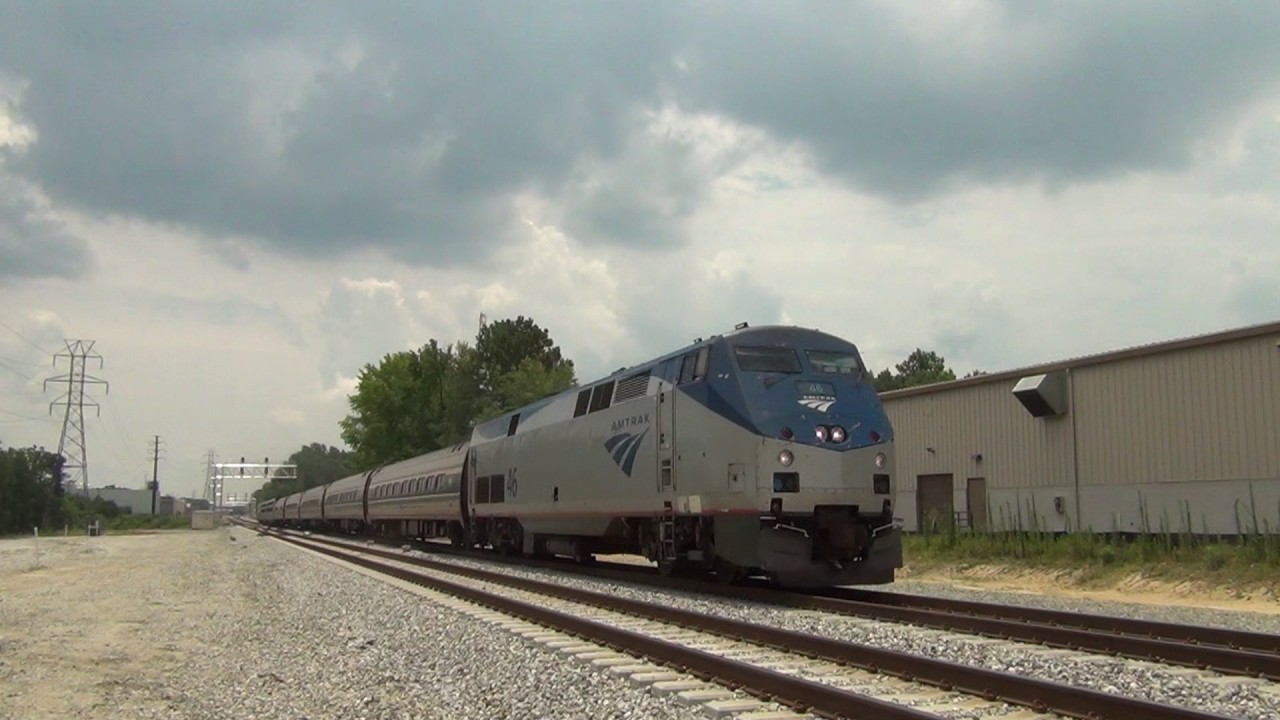 Amtrak 92, Silver Star, northbound, Amtrak 46, Hermitage Road, Richmond ...