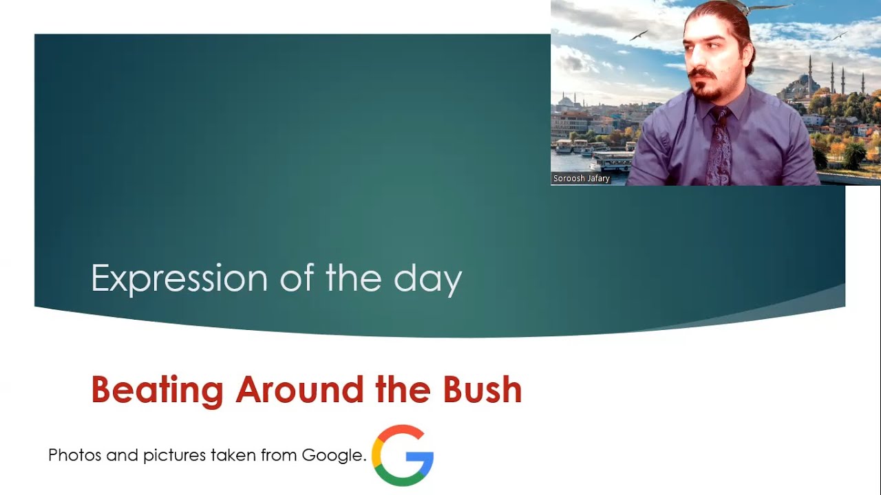 Expression of the Day Episode 80: Beating around the Bush - YouTube