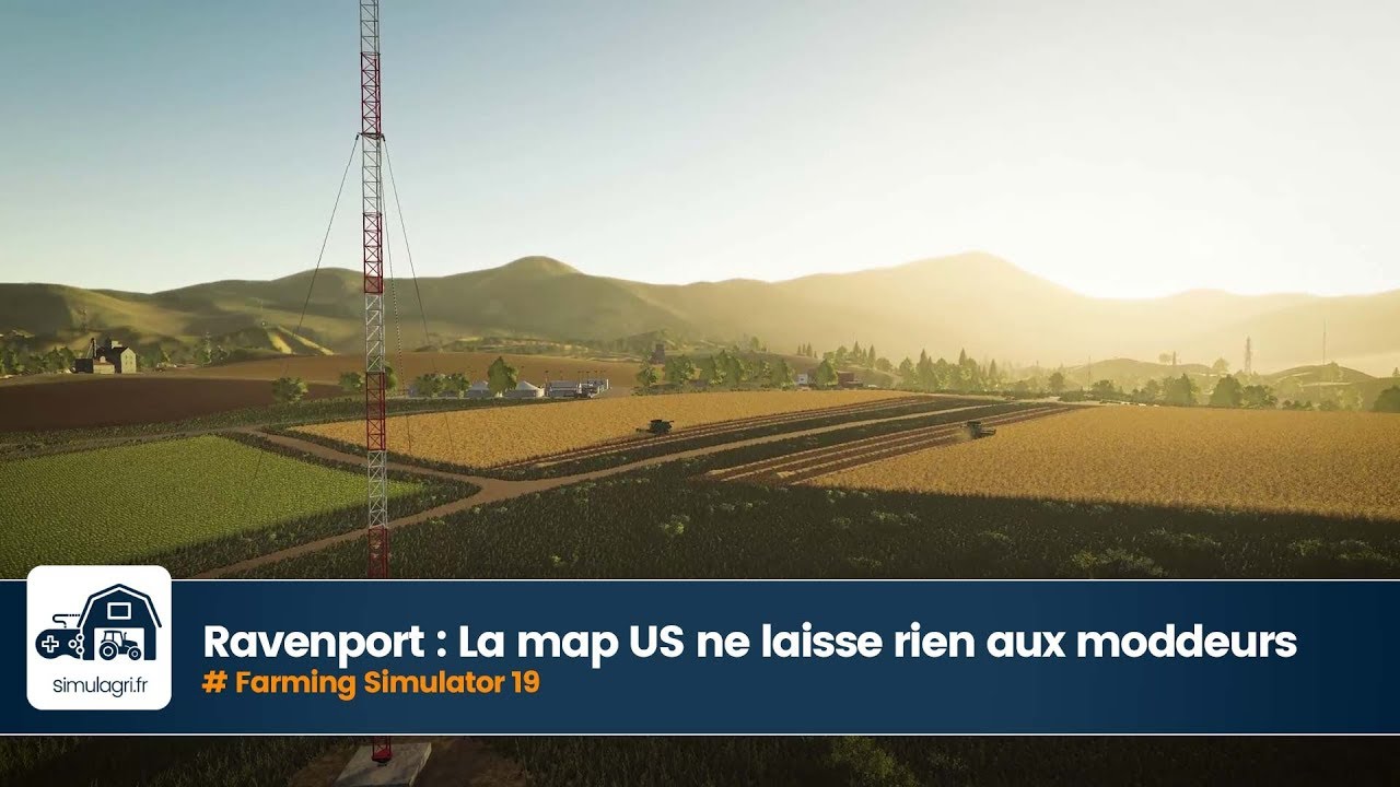 Ravenport, la map US de Farming Simulator 19, ne laisse rien aux ...