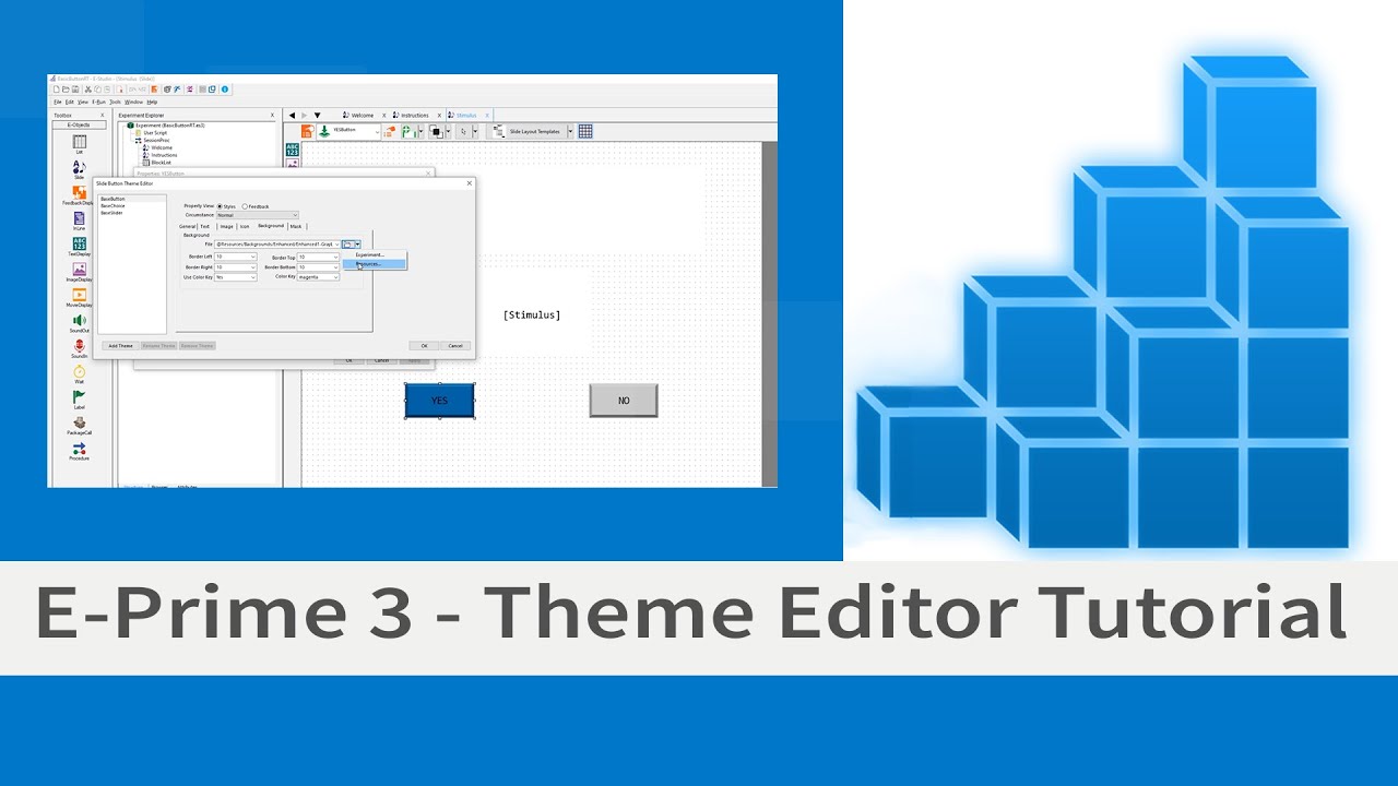 E-Prime 3: Theme Editor Tutorial - YouTube