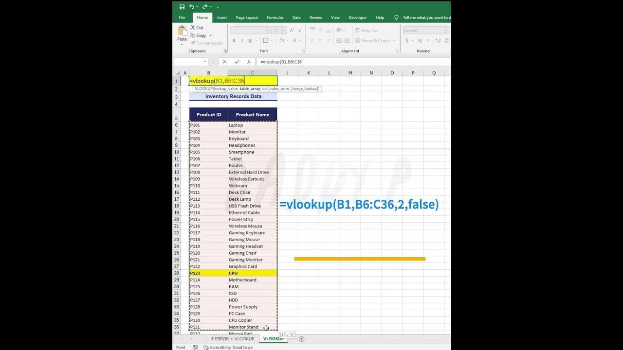 Excel Made Simple - VLOOKUP - YouTube
