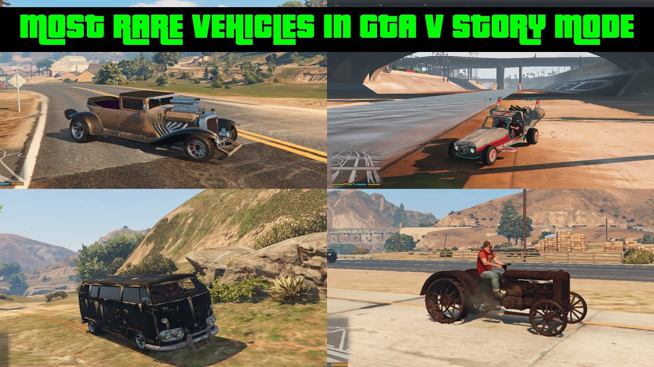 GTA-V Most Rare Vehicles Spawn Locations (XBOX, PC, PS4, PS5) - YouTube