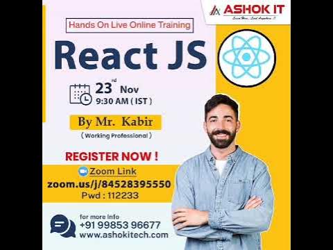 React JS | New Batch | Ashok IT - YouTube
