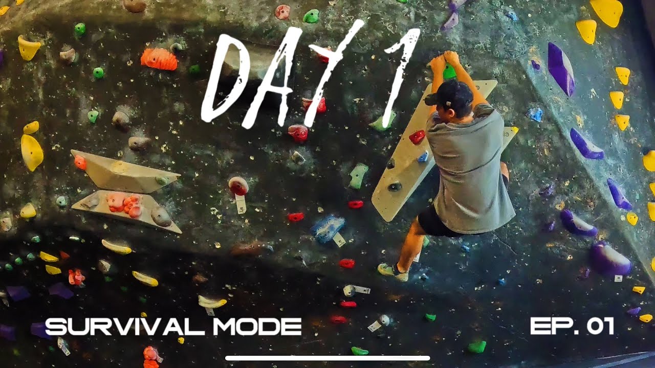 First time rock climbing!! - YouTube