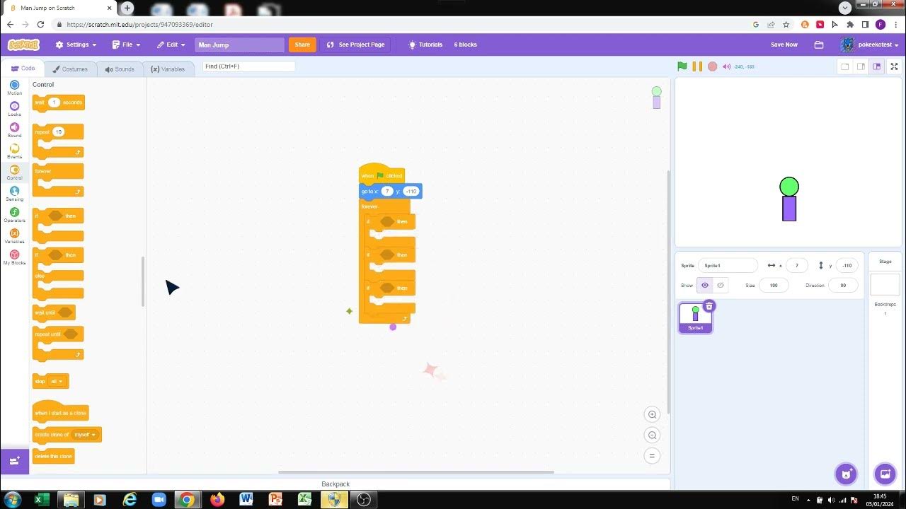 How to make a simple game with scratch! - YouTube