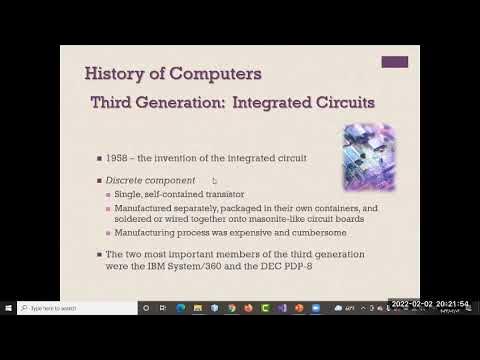 ( COA Course - Ch1 - History of Computers ( Second && Third && Later Generations - YouTube