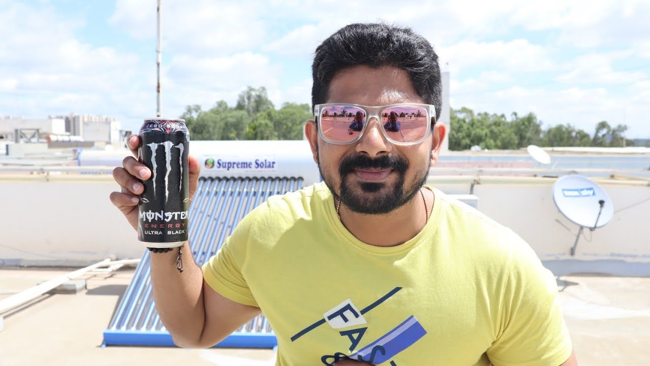 Monster Energy Ultra Black (Cherry)Review| ZERO SUGAR HIGH CAFFEINE ...
