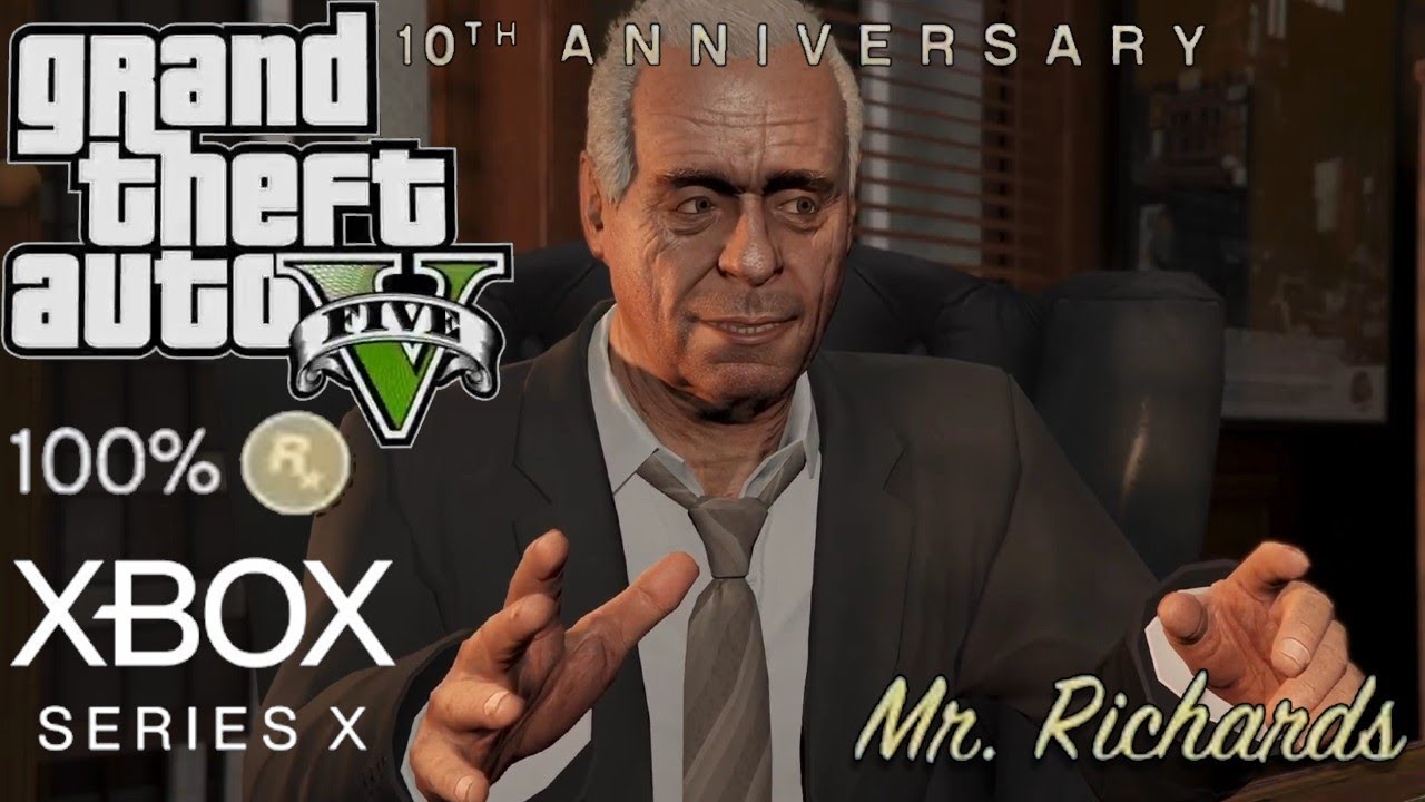 GTA 5 Xbox Series X - Mission #42 Mr. Richards (10th Year Anniversary ...