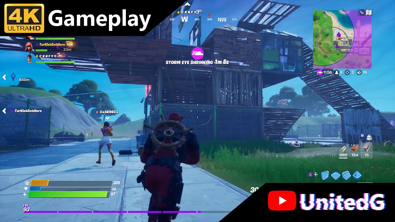 Fortnite - Xbox One X Gameplay 4K - YouTube