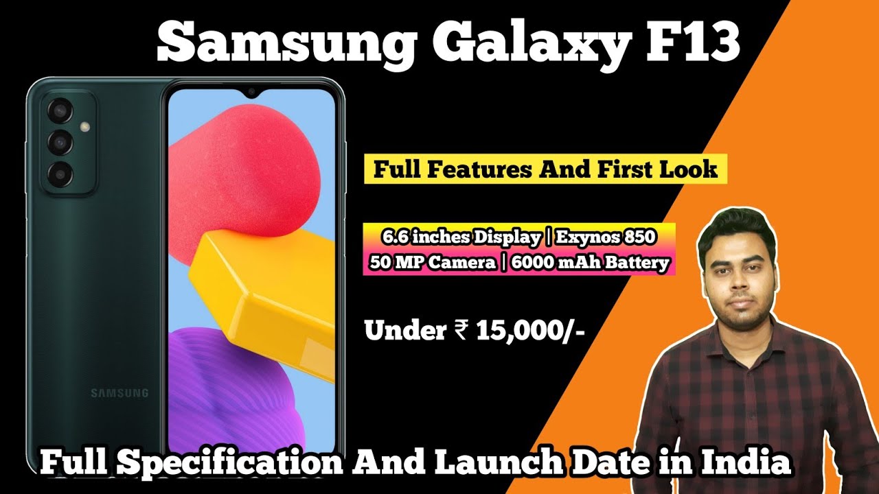 Samsung Galaxy F13 With 6000 mAh Battery And Exynos 850 | Galaxy F13 ...