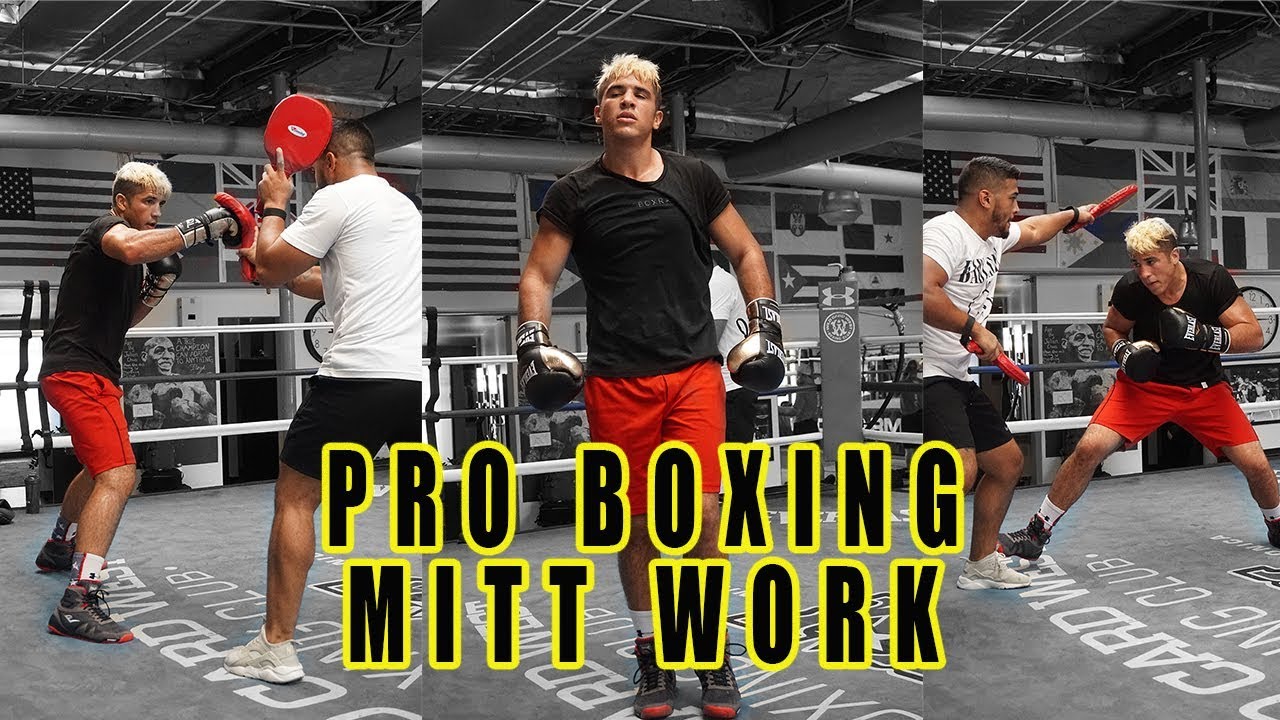 Pro Boxing Mitt Work - YouTube