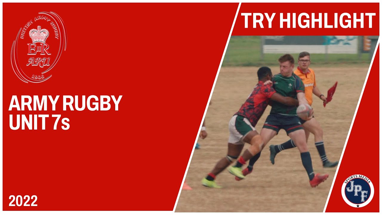Quickview - Army Rugby Unit 7s Try Highlight - YouTube