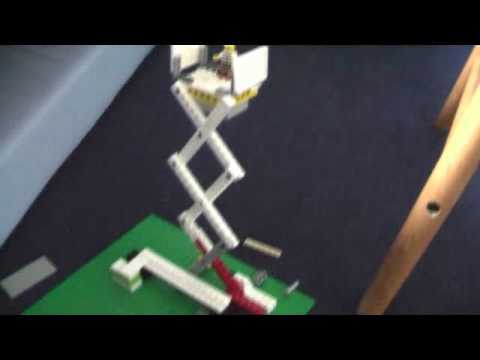 marble run and lego scissor lift - YouTube