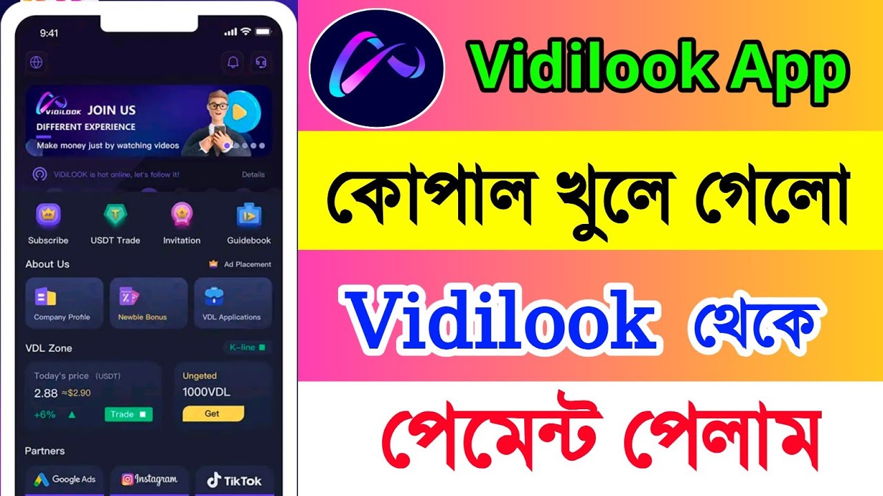 সবার কোপাল খুলে গেলো Vidilook থেকে পেমেন্ট পেলাম || How to Vidilook ...