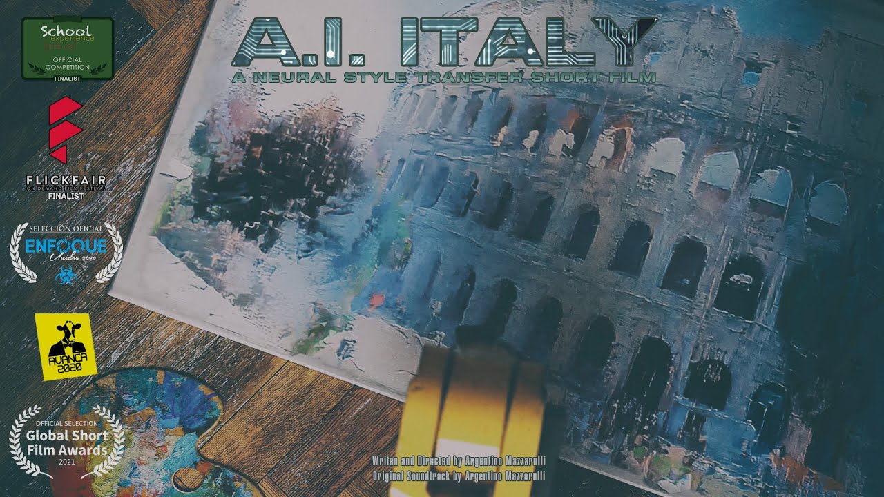AI ITALY - A Neural Style Transfer Short Film - 4K - YouTube