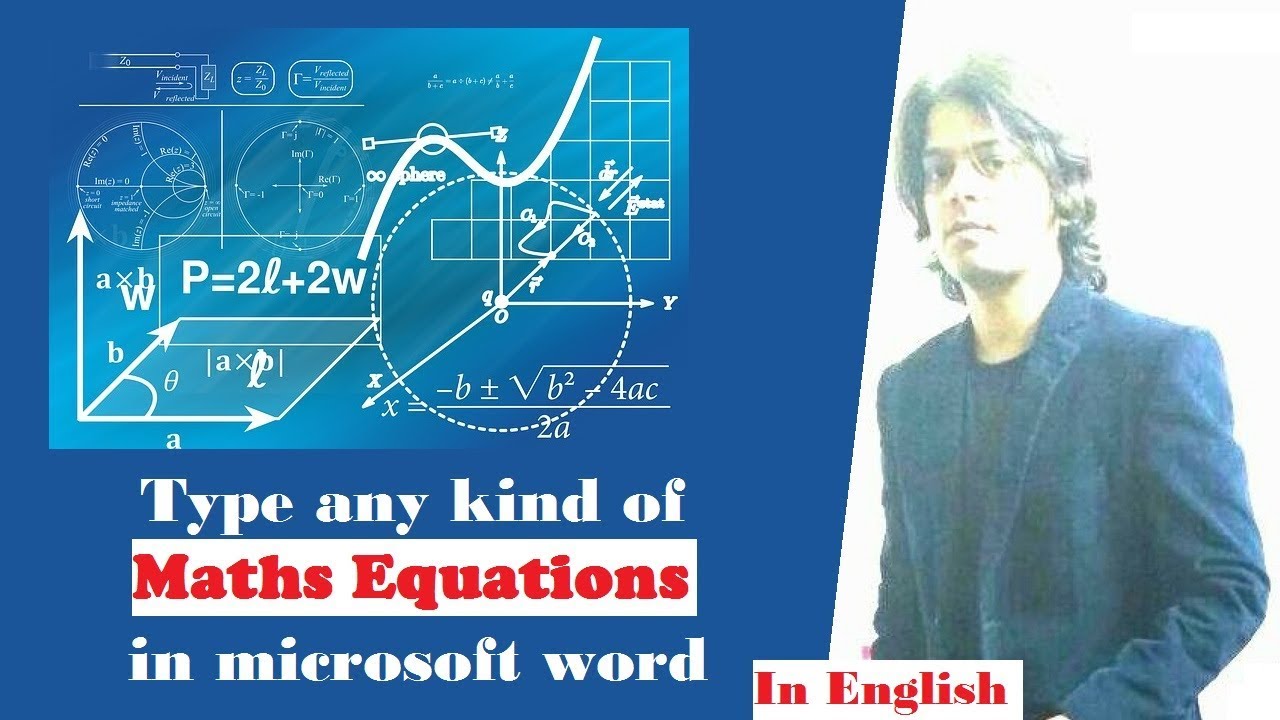 How To Type Maths Equations In Microsoft Word Learnbasics Youtube