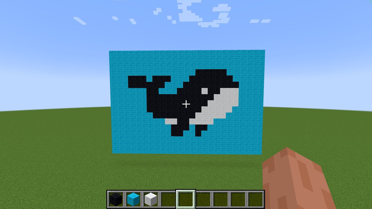 Creando una Ballena en Minecraft | Pixel Art - YouTube