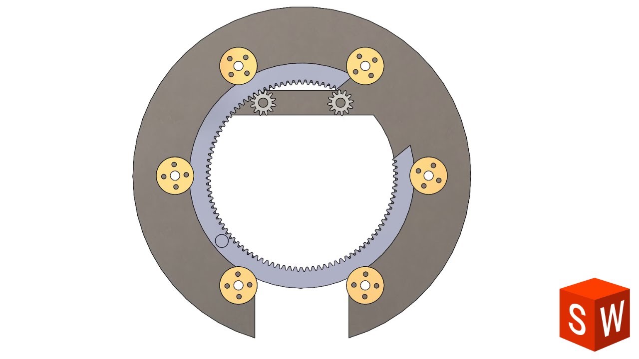 Wire Wrapping Machine Mechanism in Solidworks - YouTube