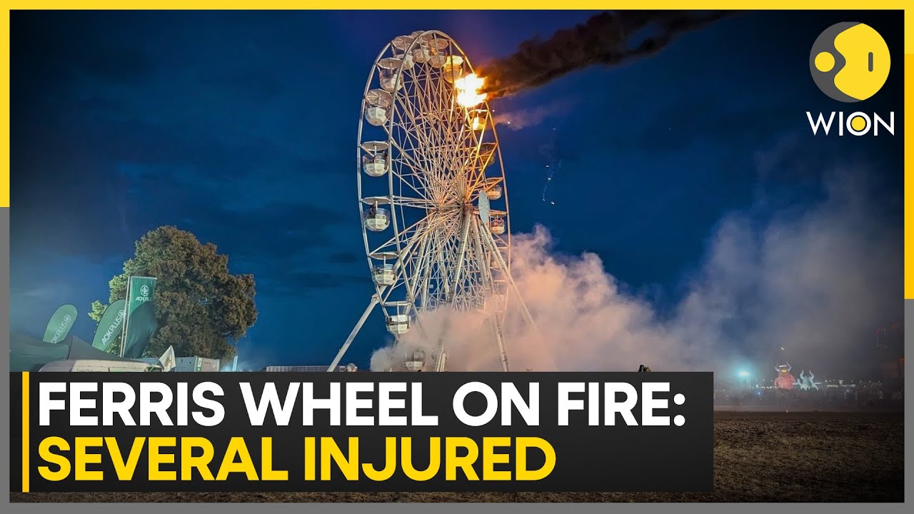 Germany: Ferris Wheel catches fire at Summer music festival, injures ...