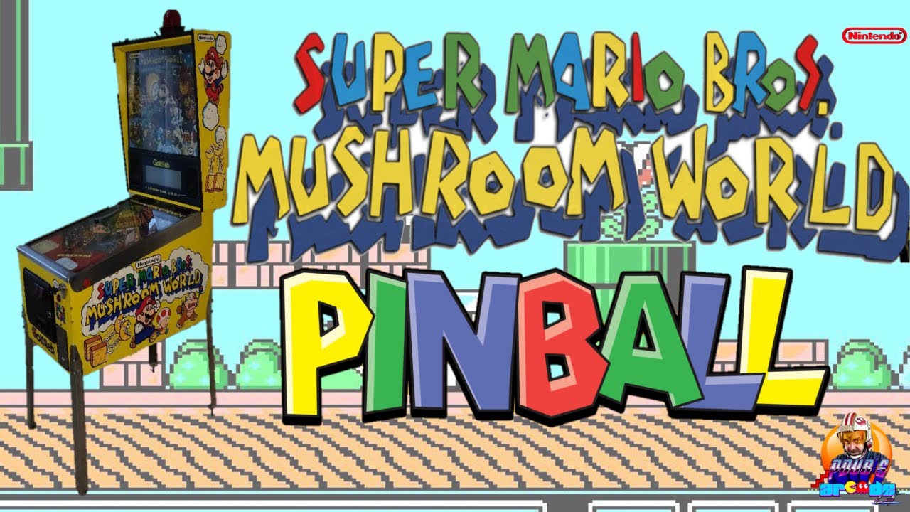 Super Mario Bros. Mushroom World Pinball Machine - Gottlieb, 1992 - I ...