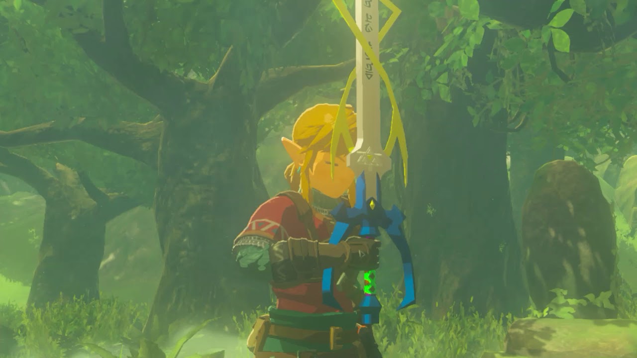 Pulling The Key Blade Mastersword - YouTube
