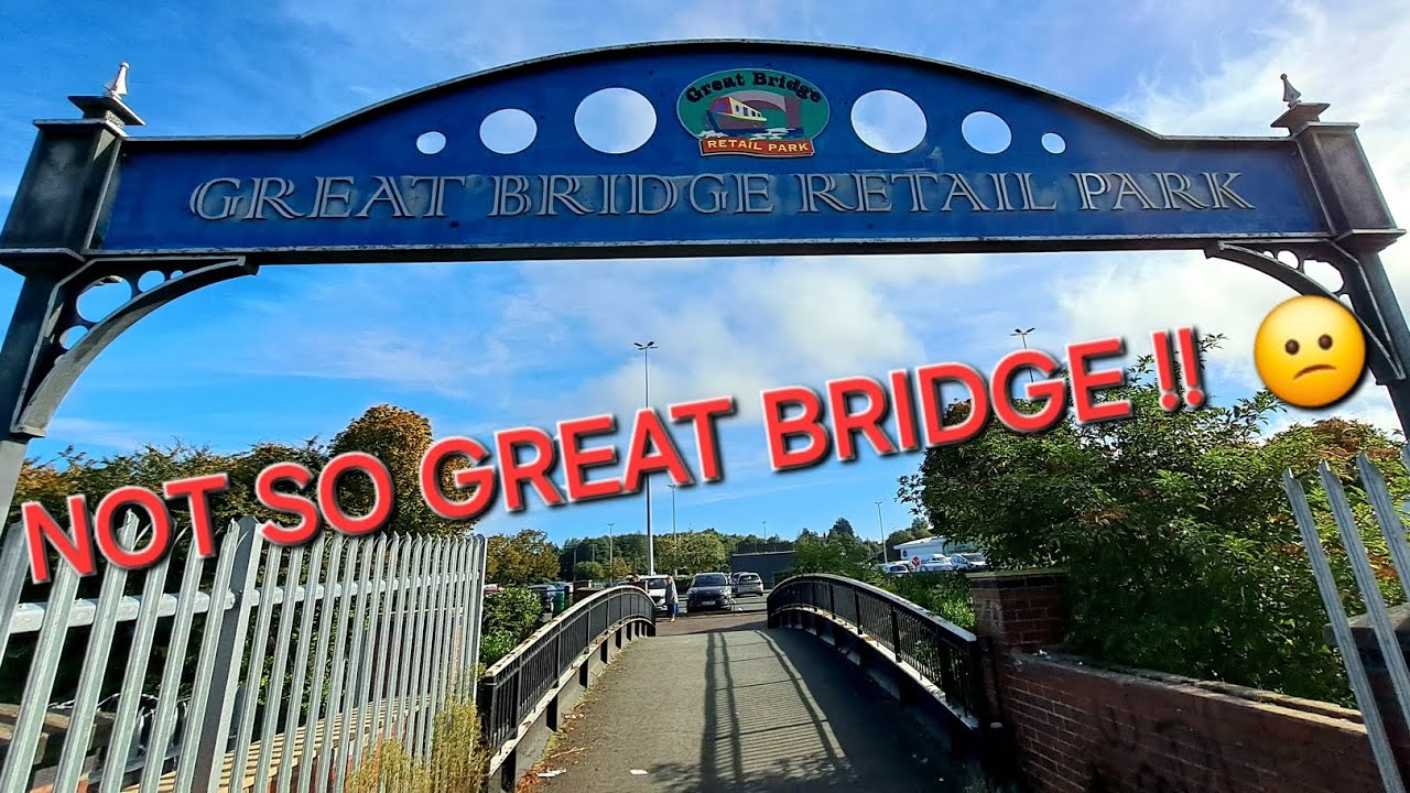 GREAT BRIDGE TIPTON not so great anymore 😕 #explore #blackcountry #vlog ...