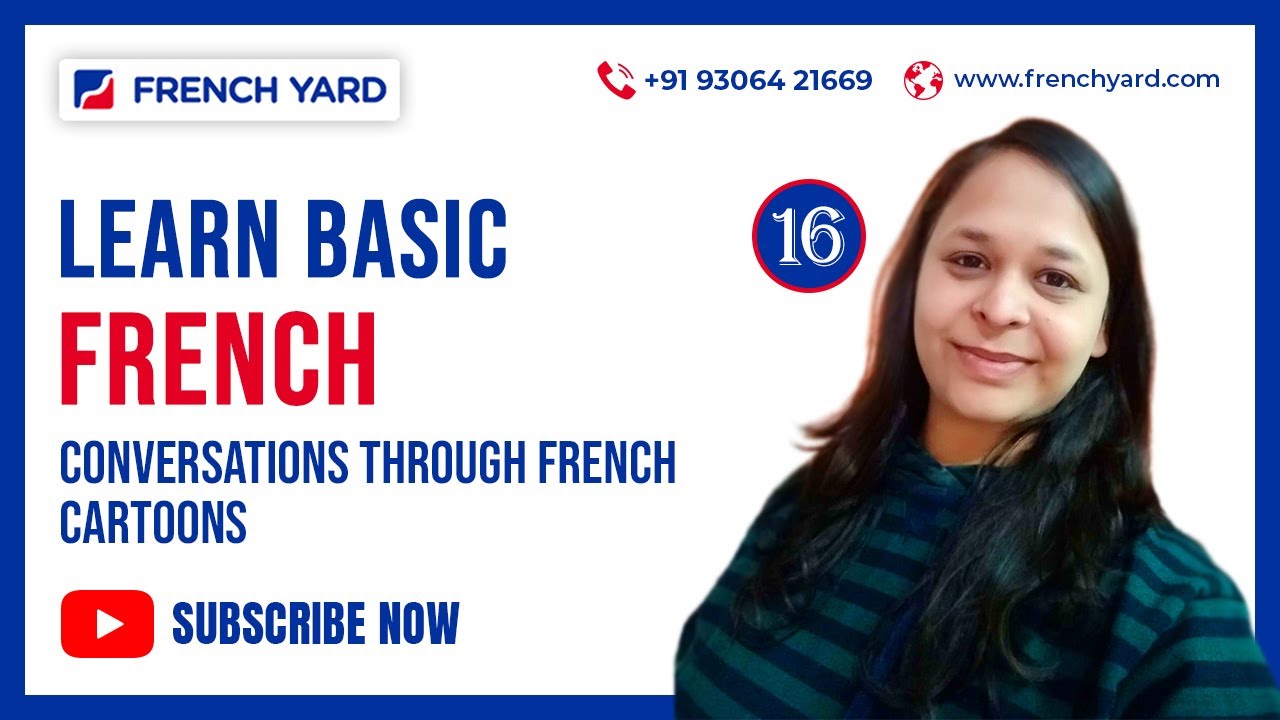 Learn basic French conversations through French cartoons - YouTube