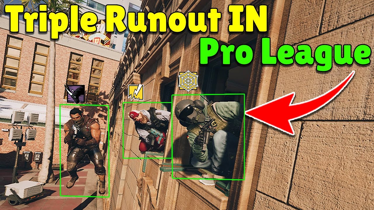 THREE Pro Players *Run Out* at The SAME TIME! - Rainbow Six Siege - YouTube