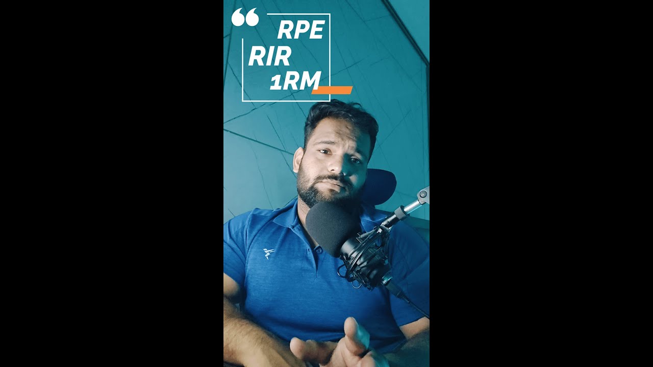 Term#5 "RPE VS RIR VS 1RM or EFFORT" | FITNESS TERMS IN 90 SECONDS ...