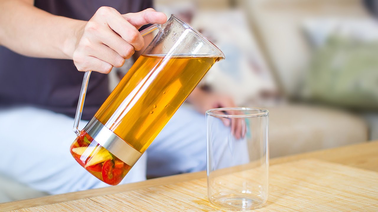 T-RING tea brewing & filtering set - YouTube