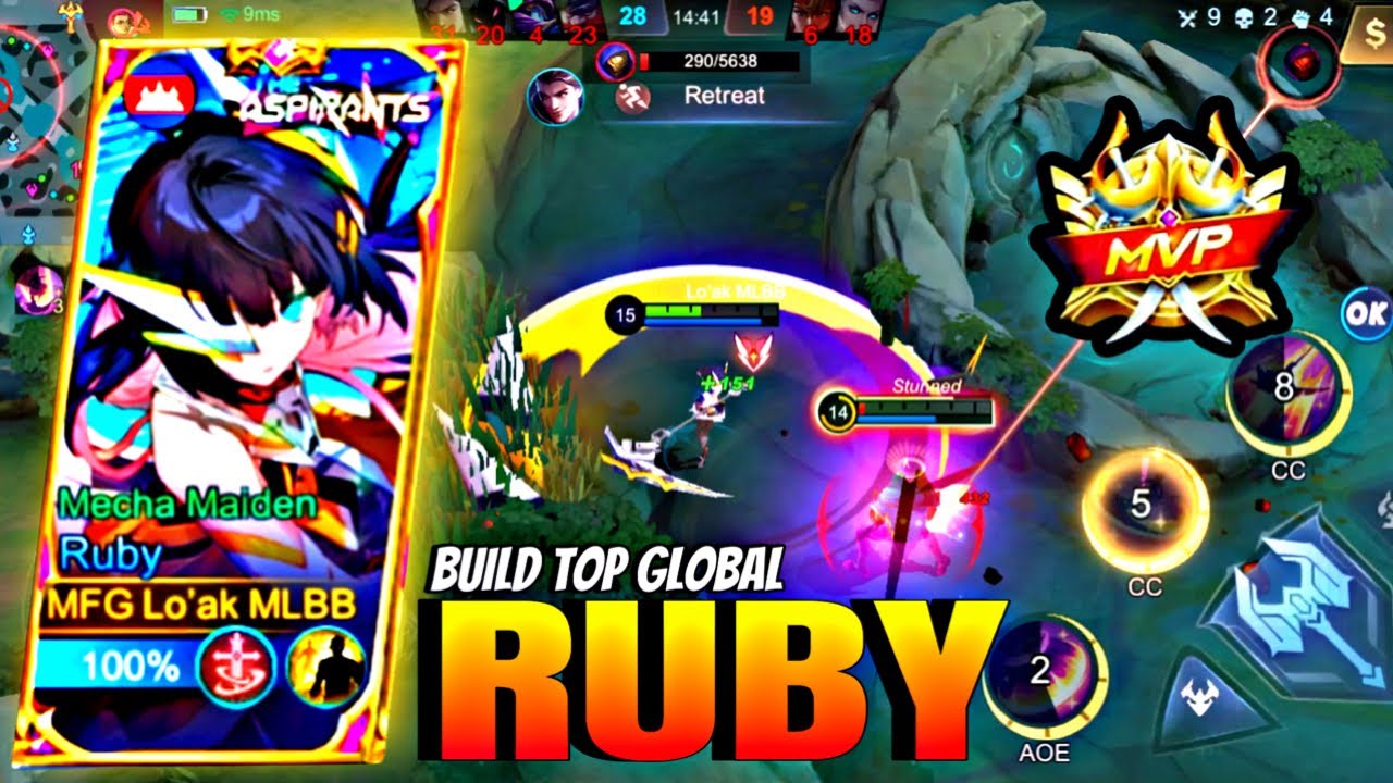 RUBY BEST BUILD 2023 DAMAGE HP , BEST BUILD BURIED S30 | MOBILE LEGENDS ...
