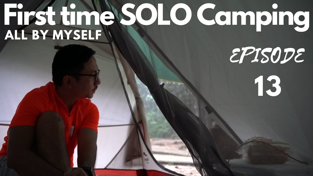 My First SOLO Camping | All by Myself in The Forest | Camping in The ...