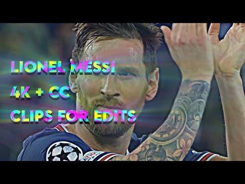 LIONEL MESSI PSG 4K | CLIPS FOR EDITS | 4K + CC | FREE TO USE - YouTube