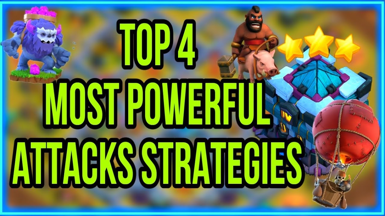 Th13 Top 4 Most Powerful War Attacks Strategies | Th13 Best War Attacks ...