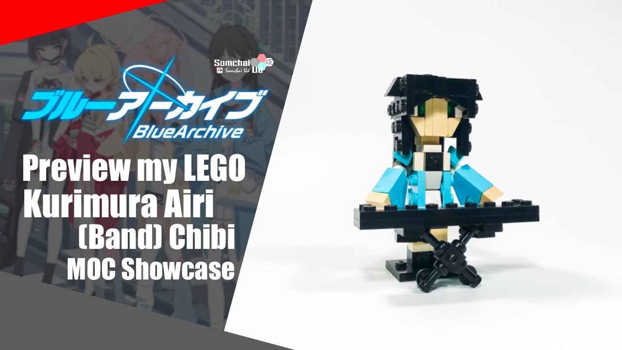 Preview my LEGO Blue Archive Kurimura Airi (Band) Chibi | Somchai Ud ...