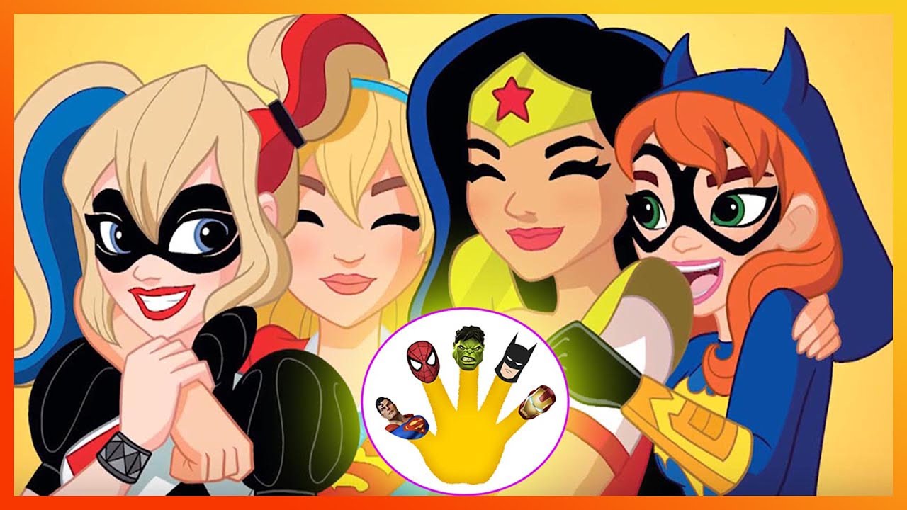 Wonder Women Finger family Song | Daddy Finger Song Wonder Women - YouTube