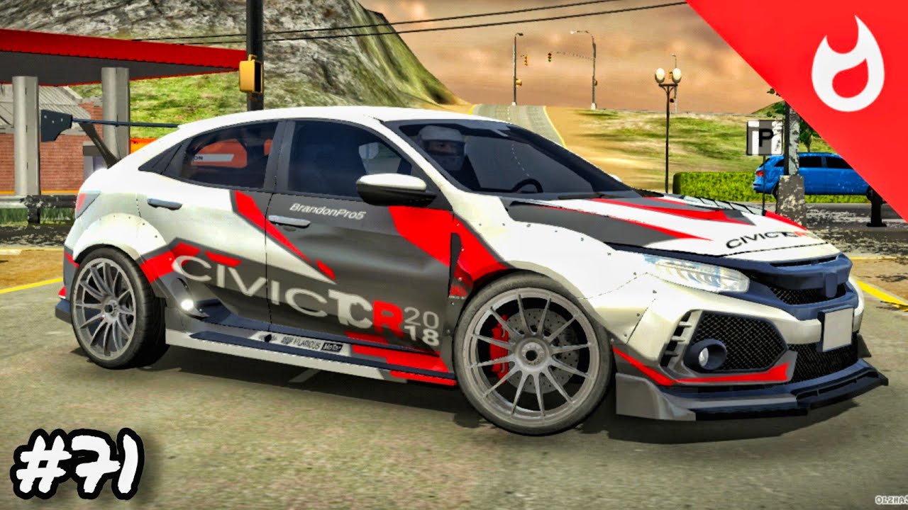 HONDA CIVIC FK8, CIVIC TCR 2018 DESIGN in Car Parking Multiplayer - YouTube