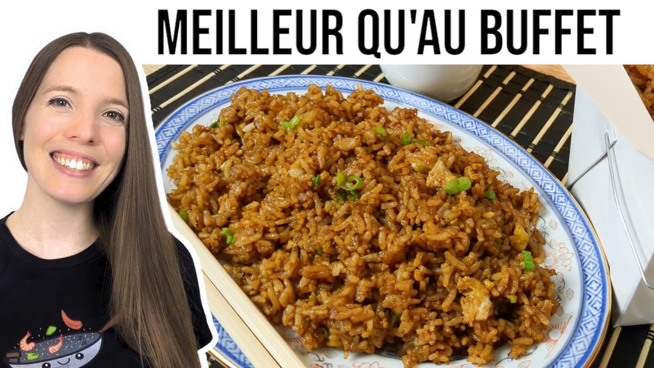 Recette de Buffet: Riz Frit à la Sauce Soya (Facile) - HOP DANS LE WOK ...