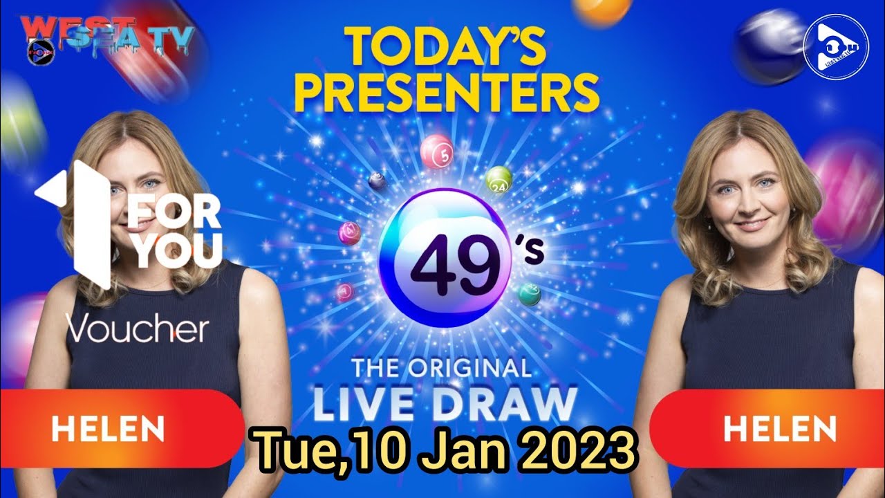 UK 49's Afternoon draw predictions (Tue,10 Jan 2023) - YouTube