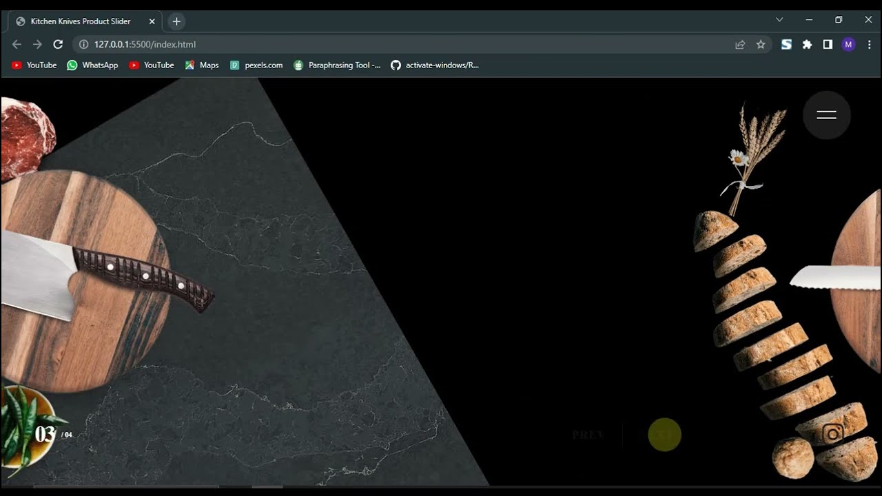 Animation Slider html CSS and JS | REVOLUTION SLIDER - YouTube