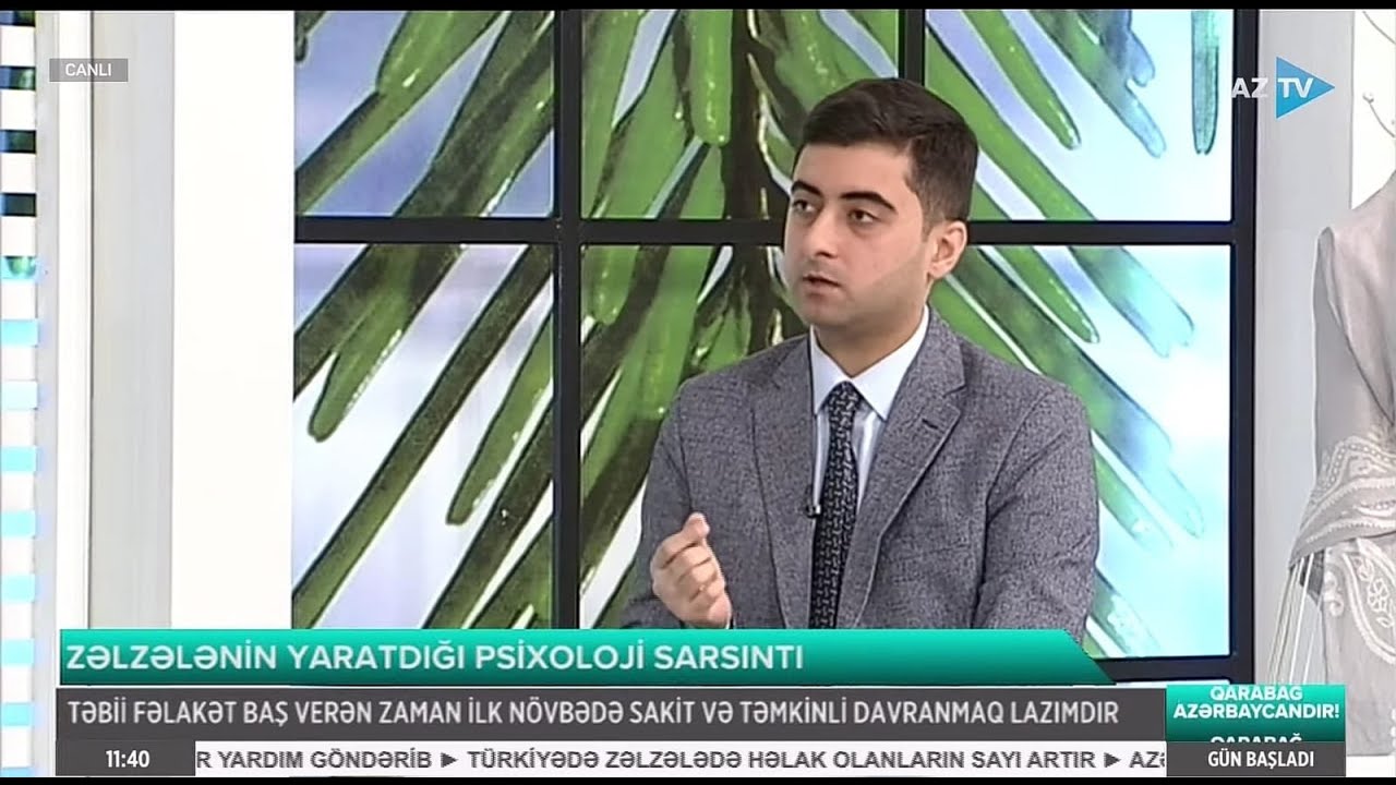 Zəlzələ zamanı necə davranmalı? - Orxan Musayev (Gün başladı-AZTV ...