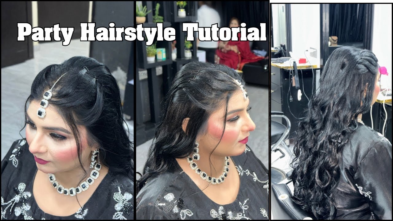 "Perfect Party Hairstyle with Extensions | Front Leaning Hairstyle ...