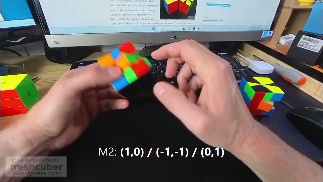 Square-1 Tutorial, Teil 3: Orientierung (Corner Orientation und Edge ...
