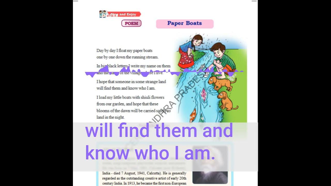 5th Class Lesson 4 Paper Boats Poem Audiograms MMBG BEHRC YouTube 5th-class-lesson-4-paper-boats-poem-audiograms-mmbg-behrc-youtube