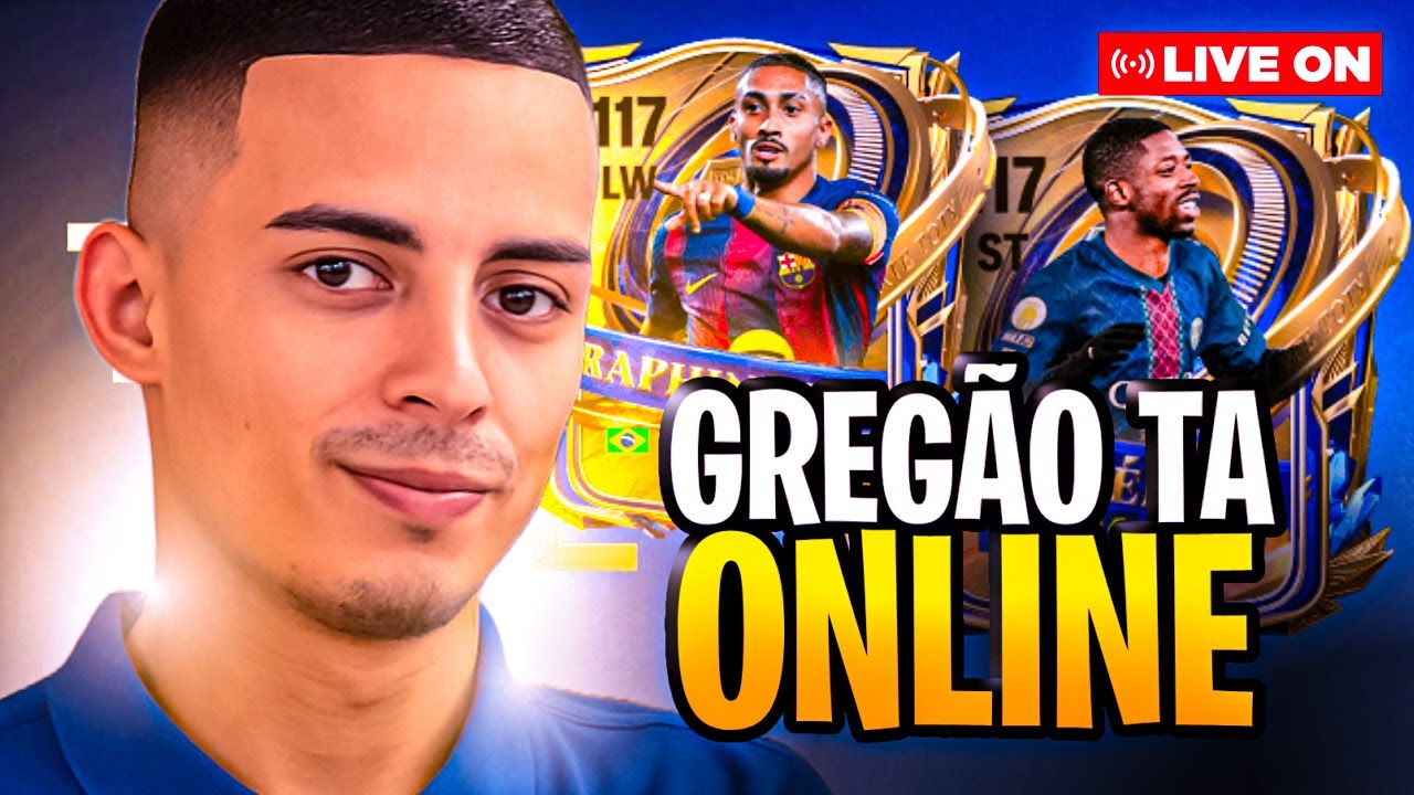 🔴 LIVE 🔛 EA FC MOBILE 26 📈 TESTANDO RAPHINA UTOTY E DEMBELE UTOTY 🥇 ...