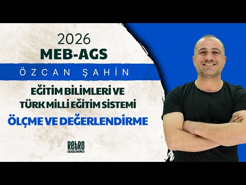 79) Ölçme ve Değerlendirme | Alternatif Ölçme Araçları | Özcan ŞAHİN - 2026