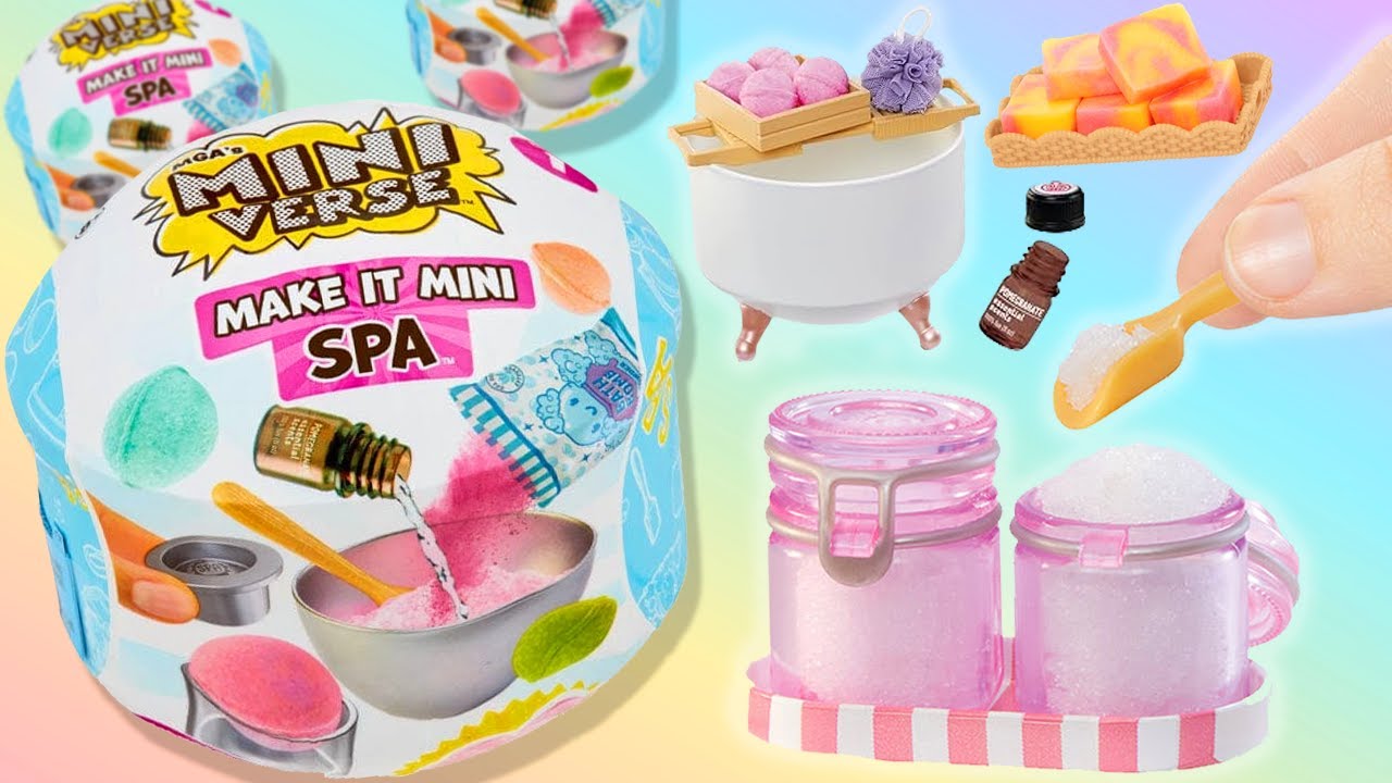 MAKING *REAL* MINI SOAP! MiniVerse Make It Mini SPA Series 1! - YouTube