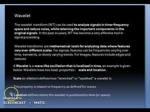 Wavelet , CWT ( Continuous Wavelet Transform) - YouTube