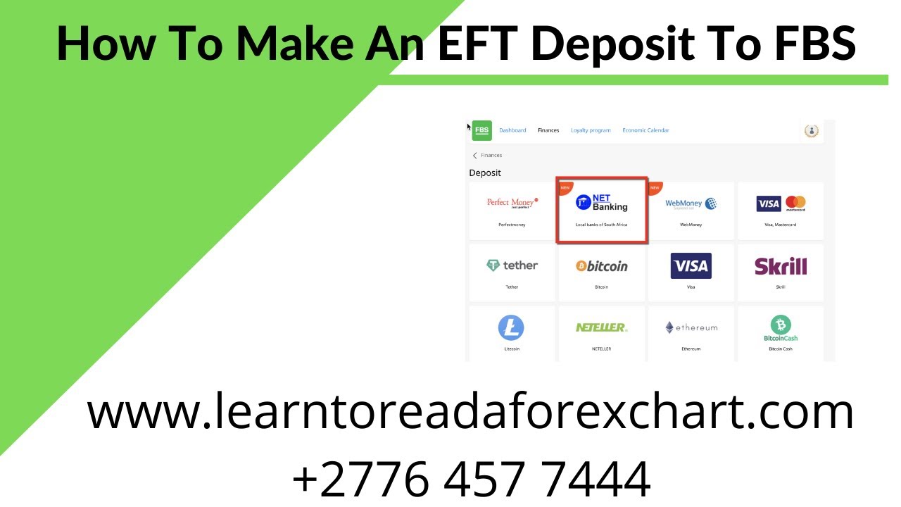 How To Do An EFT Deposit In FBS - YouTube